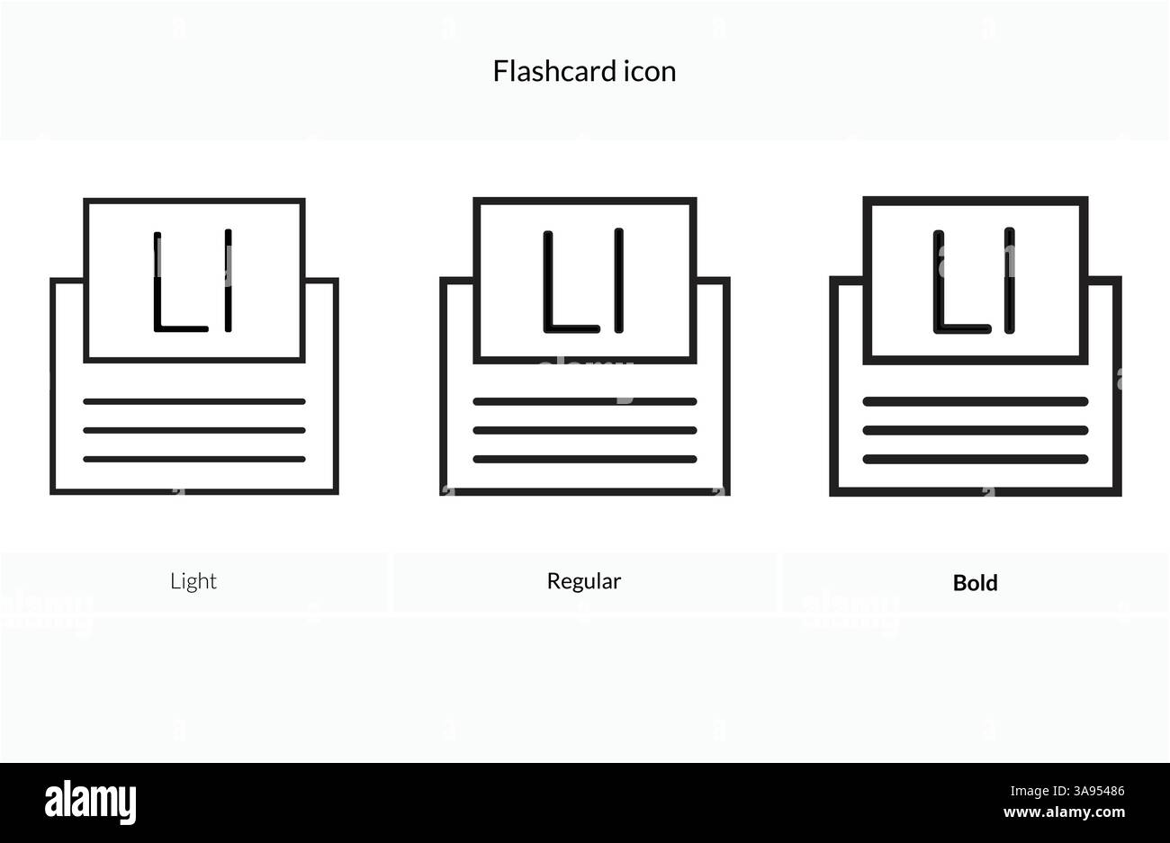 Flashcard icon. words with the letter l for kids learning English ...