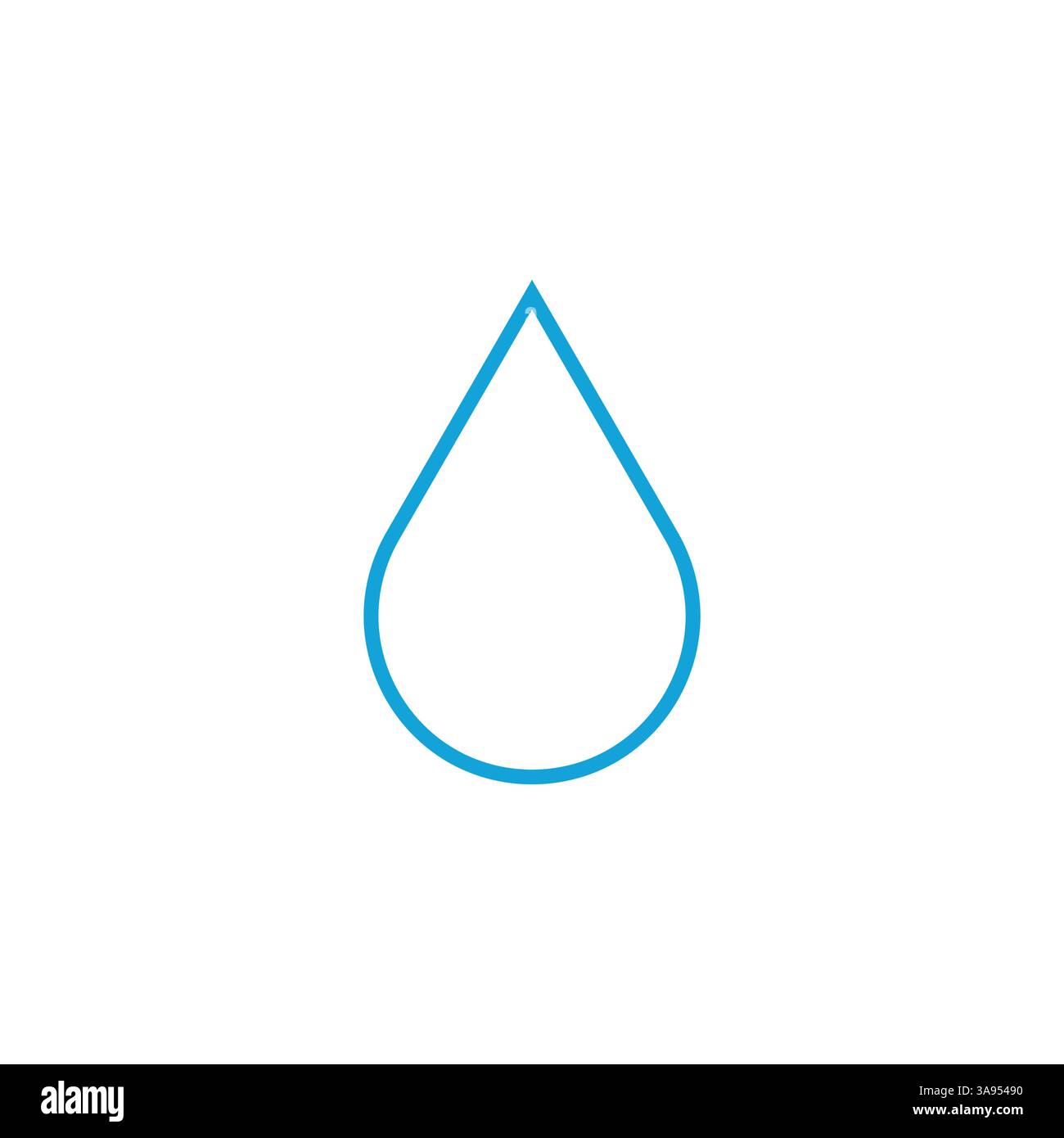 Flat drop icon symbol vector Illustration Stock Vector Image & Art - Alamy