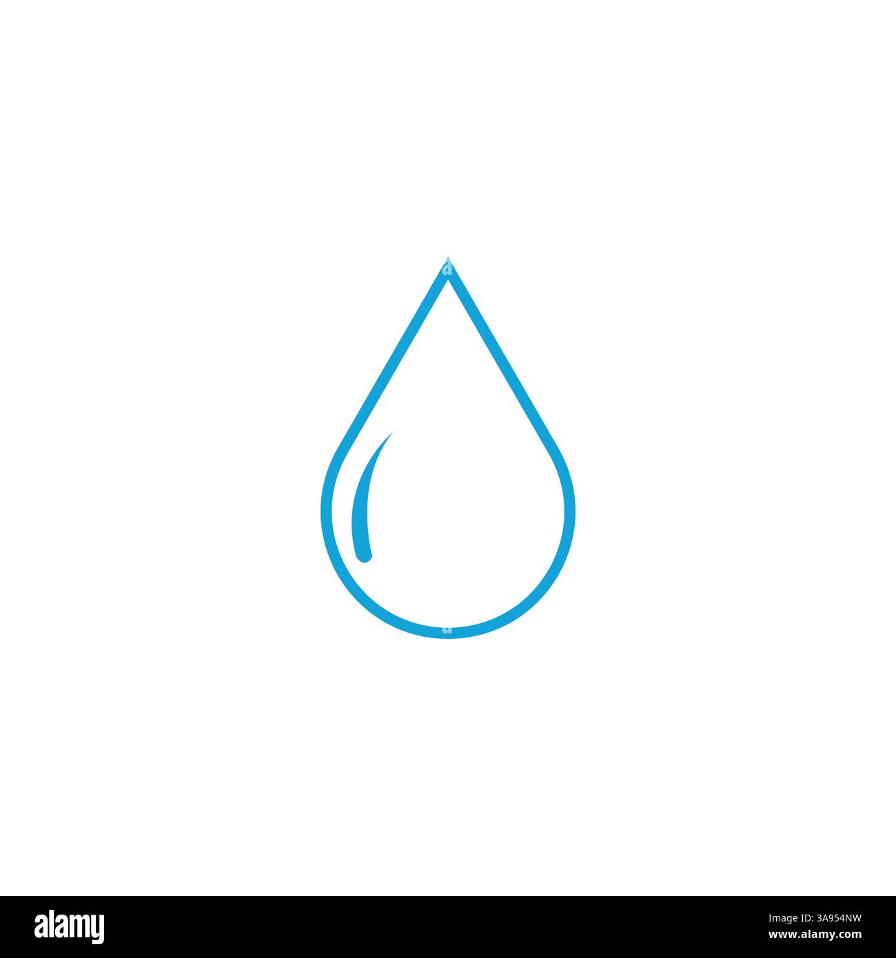 Flat drop icon symbol vector Illustration Stock Vector Image & Art - Alamy