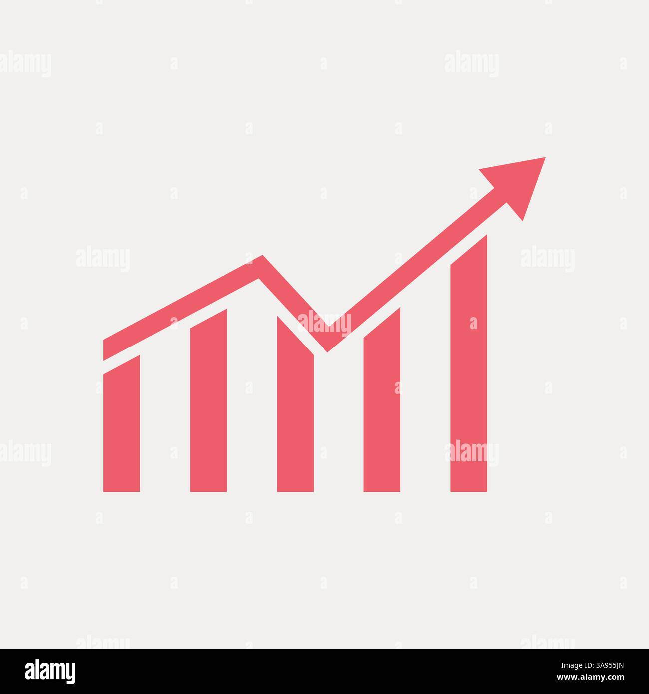 Graph chart icon flat vector illustration Stock Vector Image & Art - Alamy