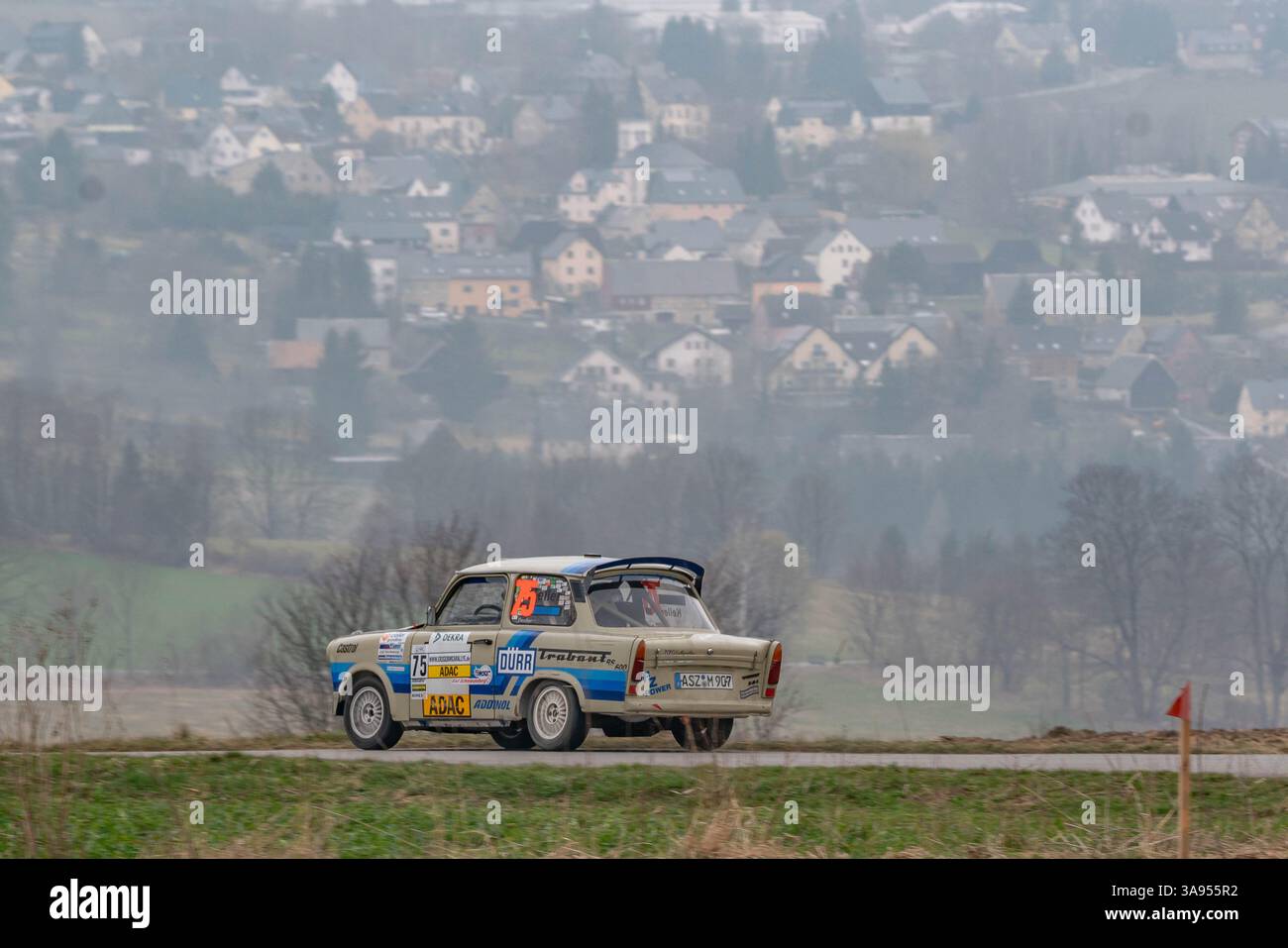 Stollberg, Deutschland 27. - 29. März 2025: 60. ADAC Rallye Erzgebirge ...