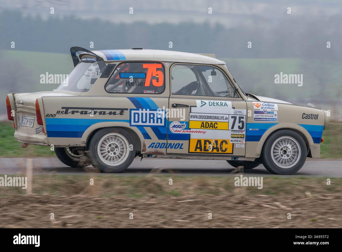 Stollberg, Deutschland 27. - 29. März 2025: 60. ADAC Rallye Erzgebirge ...