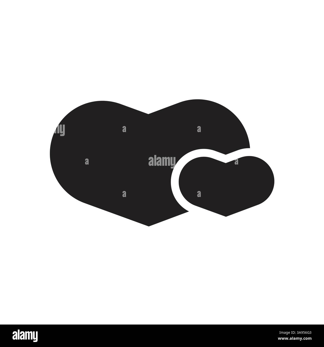 Flat Love icon symbol vector Illustration Stock Vector Image & Art - Alamy