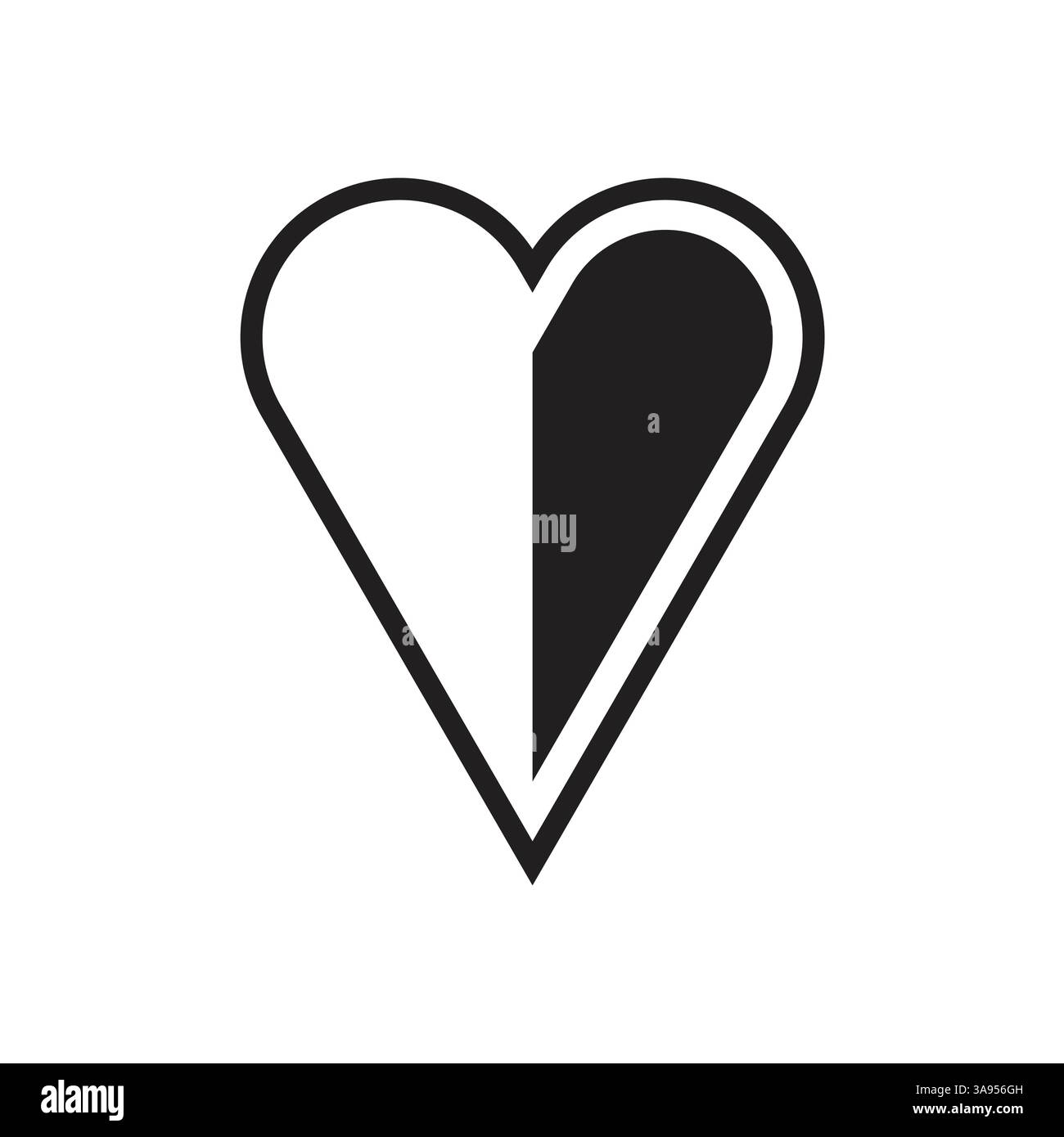 Flat Love icon symbol vector Illustration Stock Vector Image & Art - Alamy