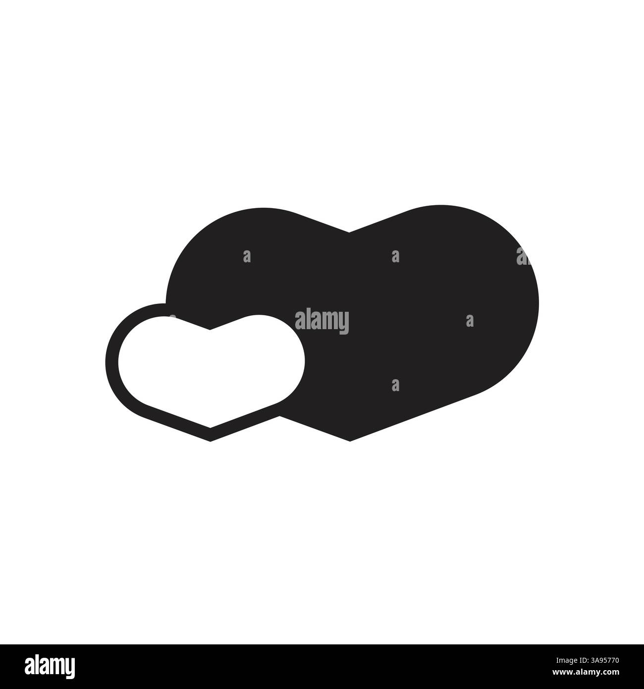 Flat Love icon symbol vector Illustration Stock Vector Image & Art - Alamy