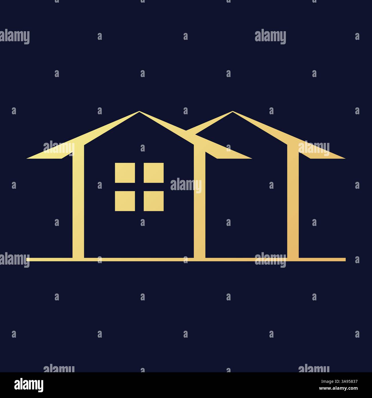 Flat home logo symbol vector Illustration Stock Vector Image & Art - Alamy