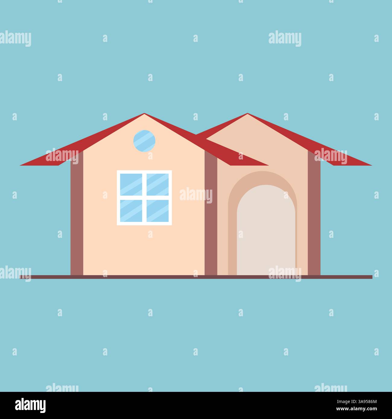 Home logo icon flat vector illustration Stock Vector Image & Art - Alamy