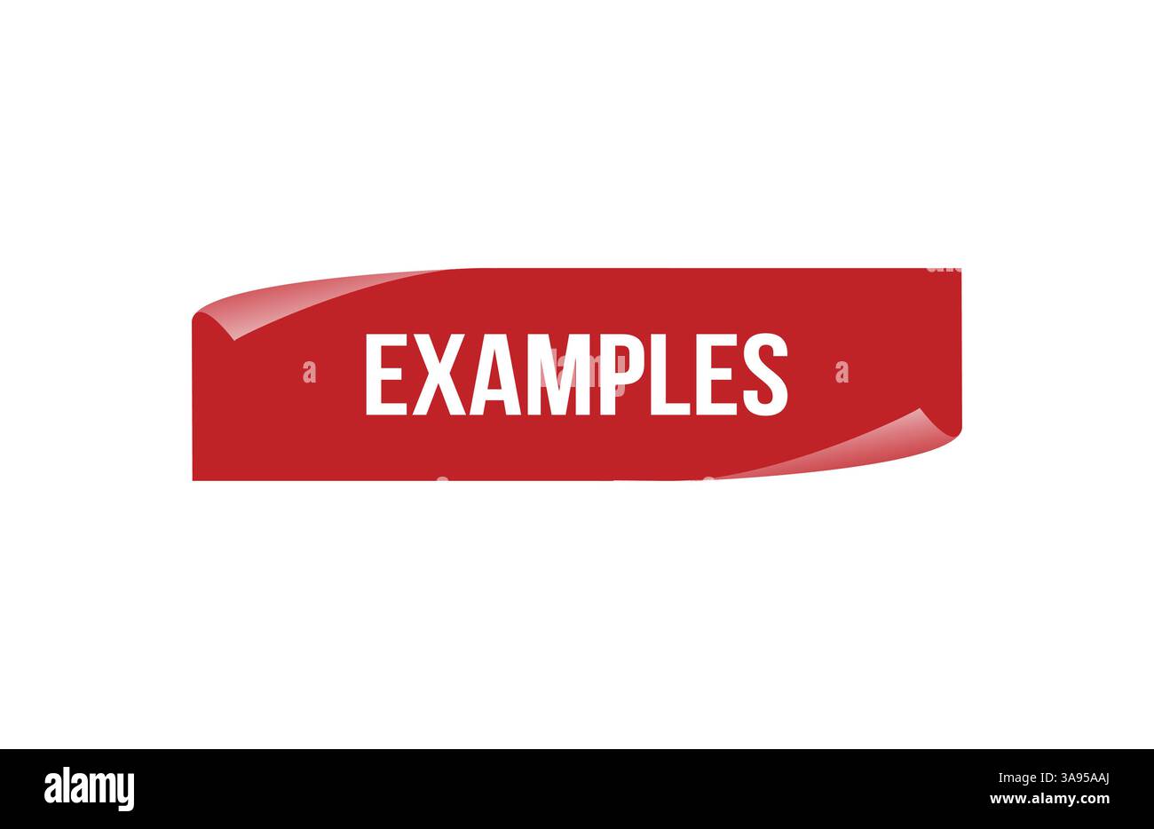 Red banner Examples on white background Stock Vector Image & Art - Alamy