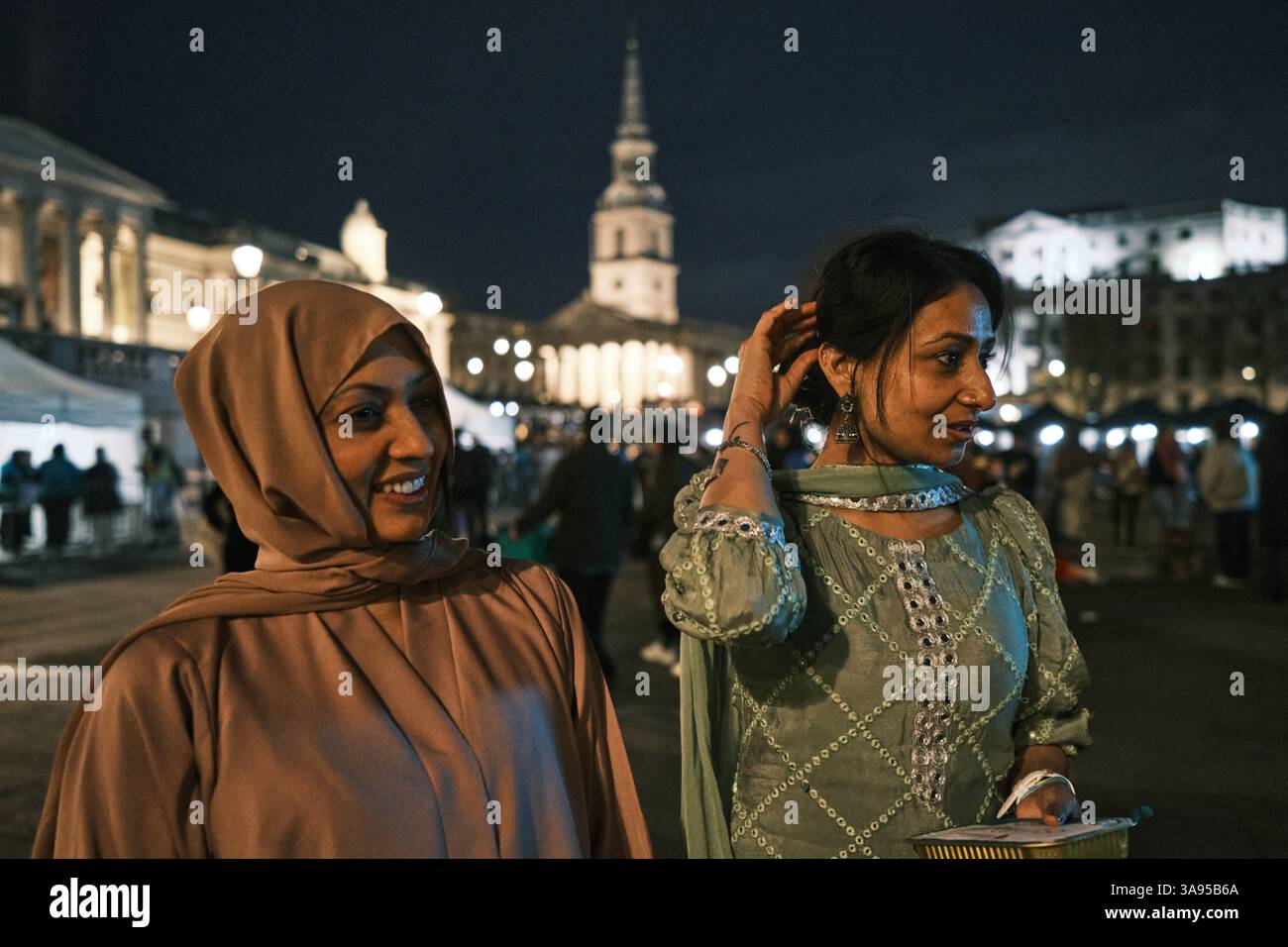 London, England, UK. 29th Mar, 2025. Open Iftar event organised by the ...
