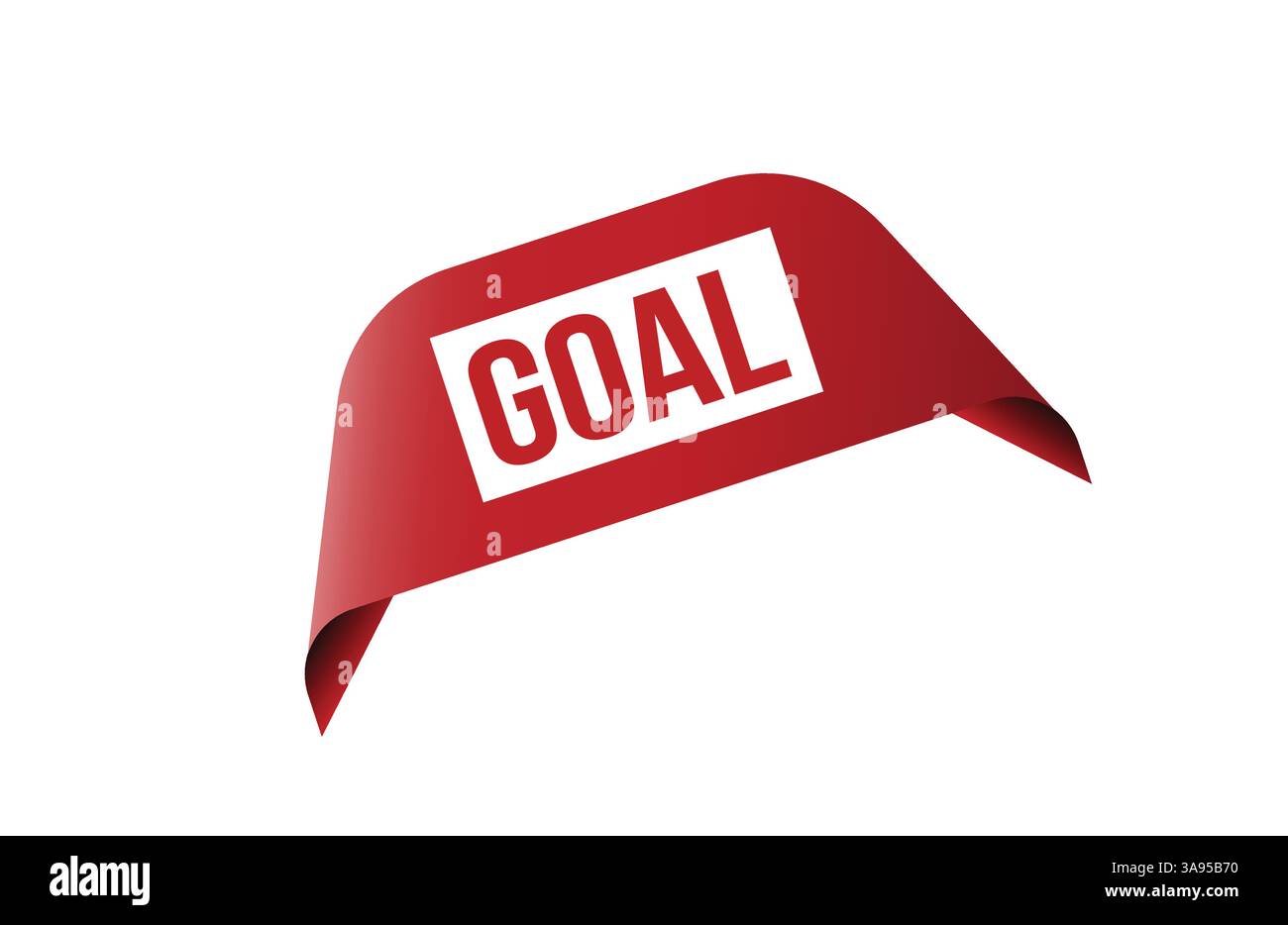 Hello red ribbon label hi-res stock photography and images - Alamy