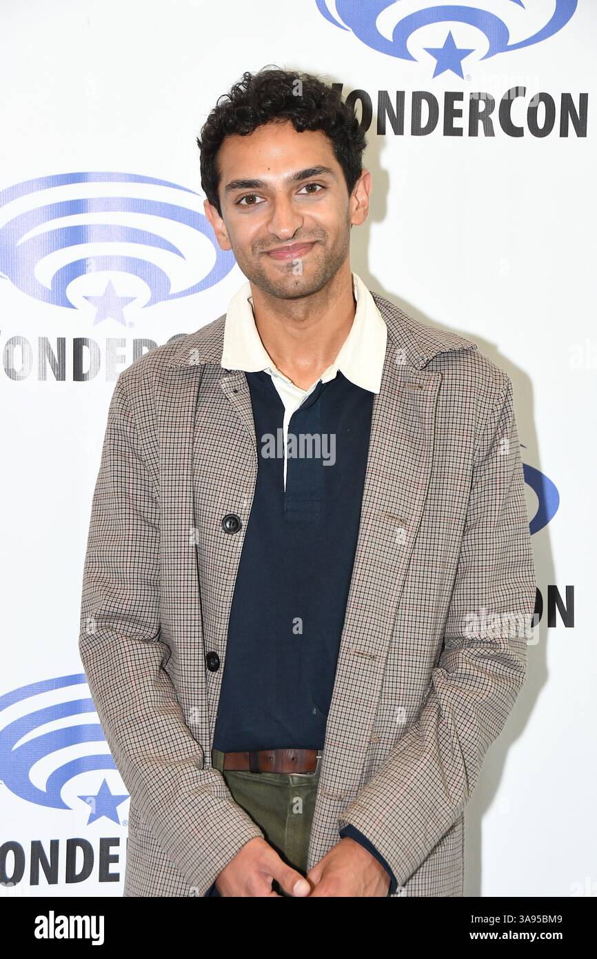 Karan Soni arrival at Legion M's photocall for 'Crowdfunding at it's ...
