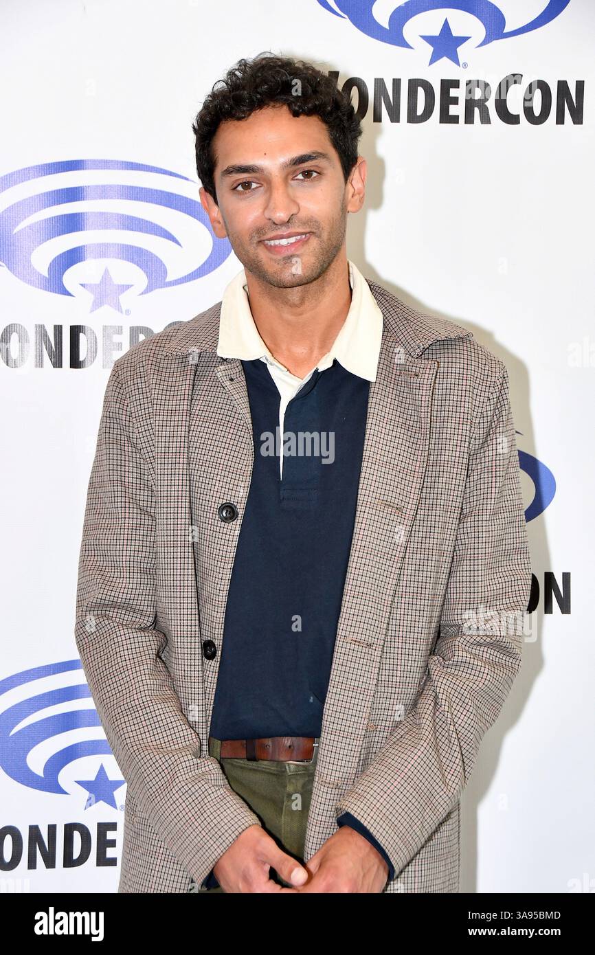 Karan Soni arrival at Legion M's photocall for 'Crowdfunding at it's ...