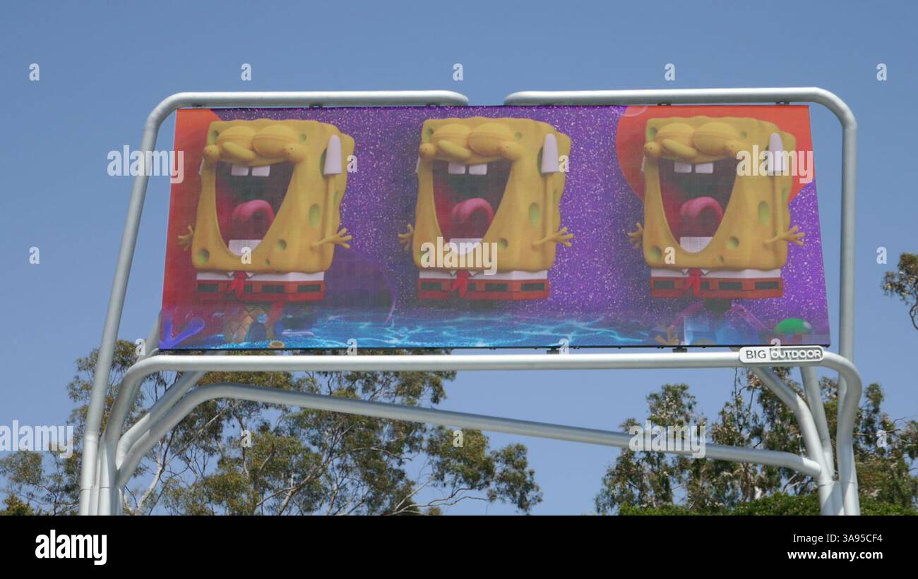 Los Angeles, California, USA 28th March 2025 SpongeBob SquarePants ...