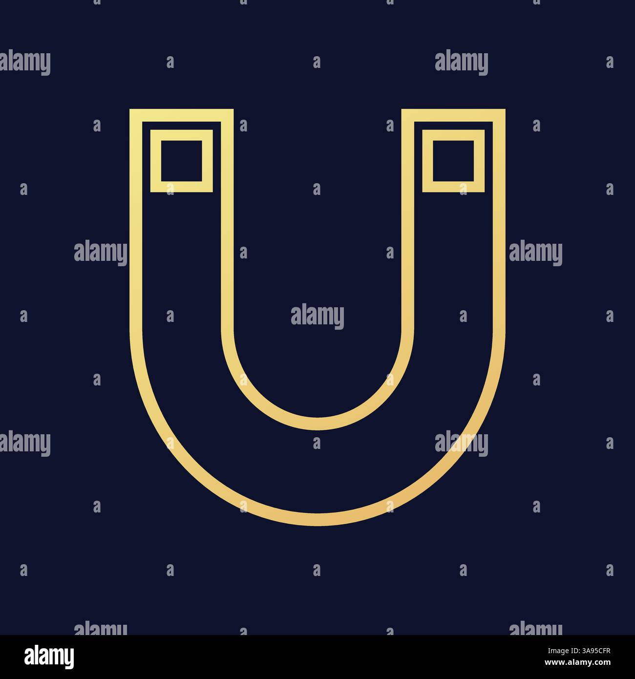 Magnet icon flat vector illustration Stock Vector Image & Art - Alamy