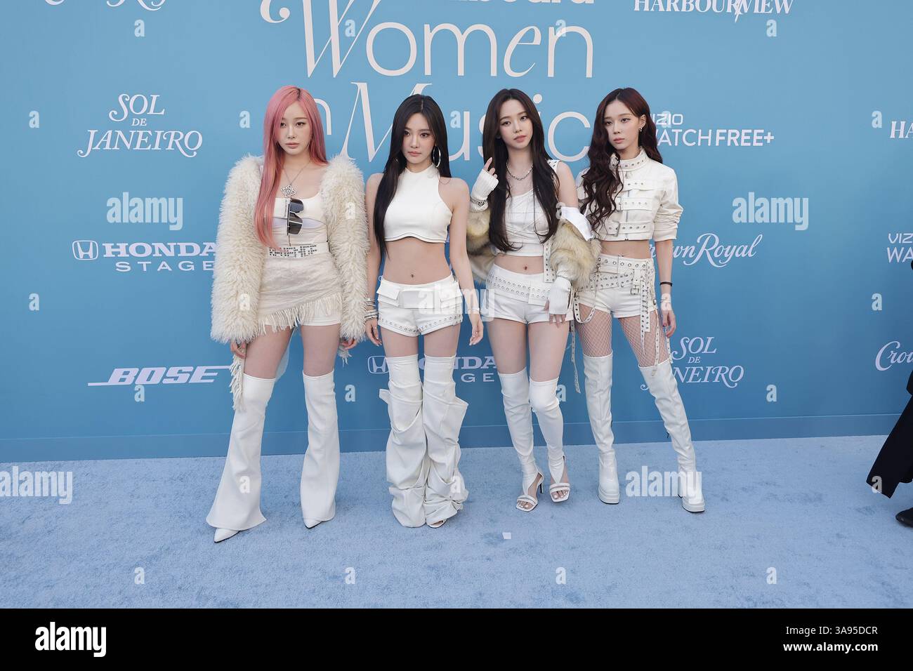 Inglewood, Ca. 29th Mar, 2025. Giselle, Ningning, Karina, Winter of ...