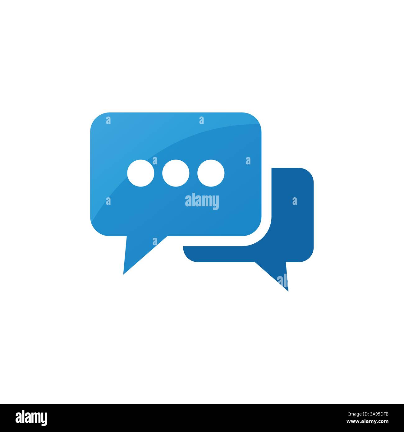 Flat message icon symbol vector Illustration Stock Vector Image & Art ...