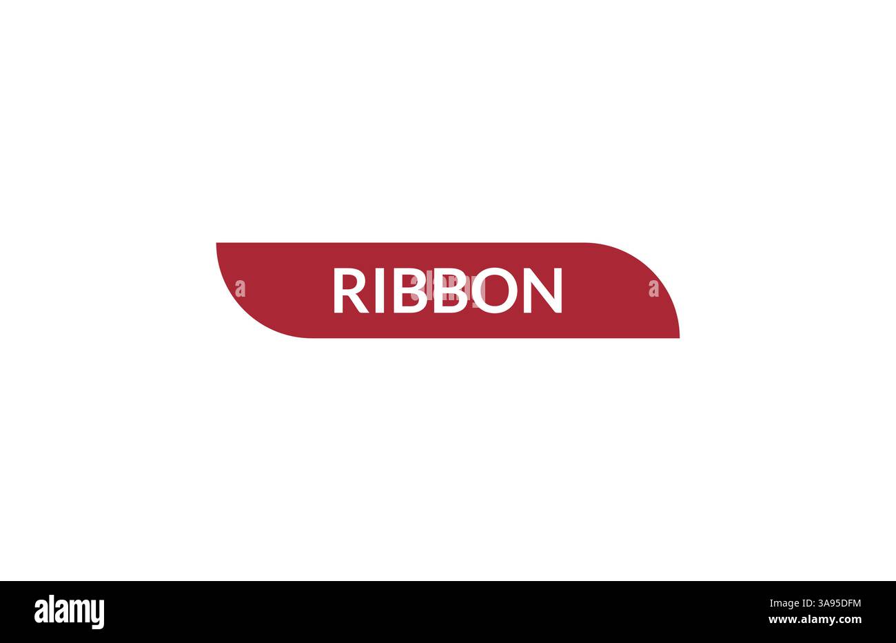 Ribbon red ribbon label banner. Open available now sign or Ribbon tag ...