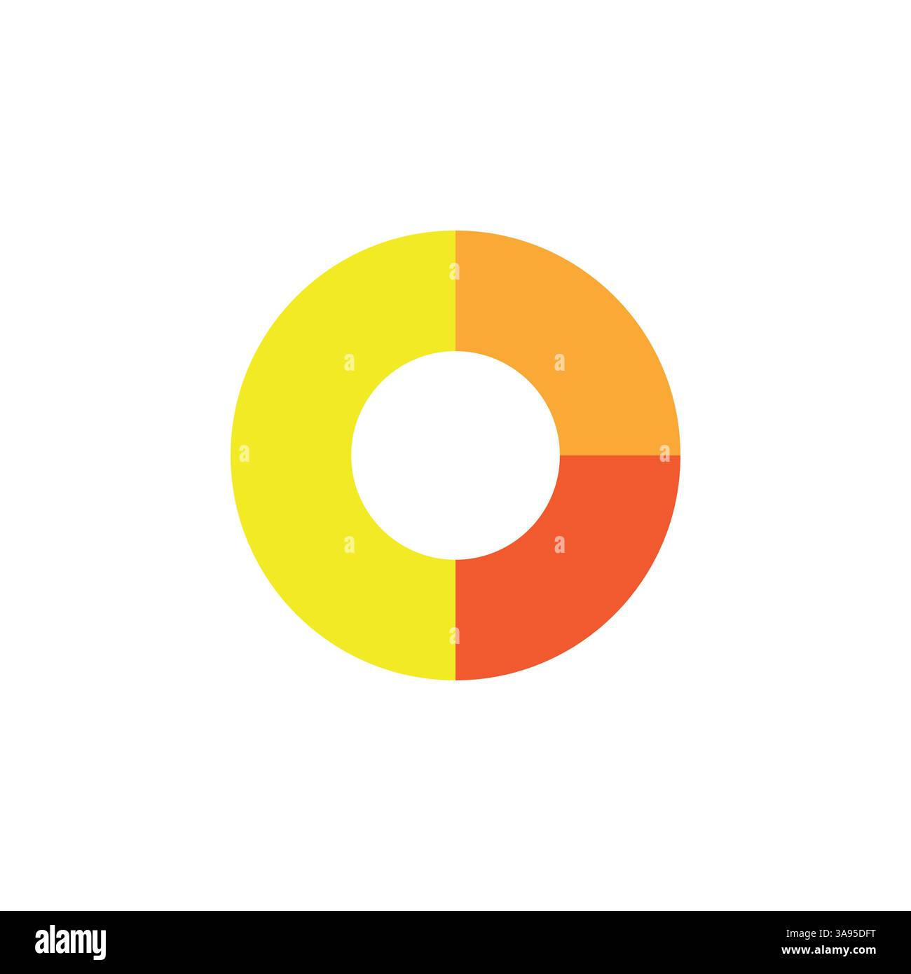 Flat pie chart icon symbol vector Illustration Stock Vector Image & Art ...