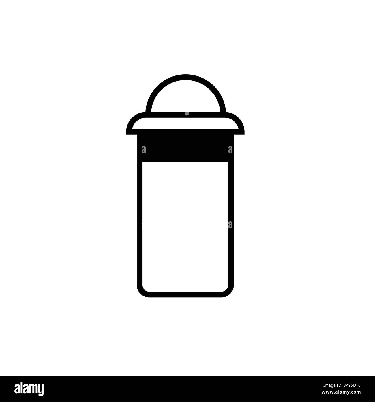 Salt shaker icon, in flat style with background Stock Vector Image ...