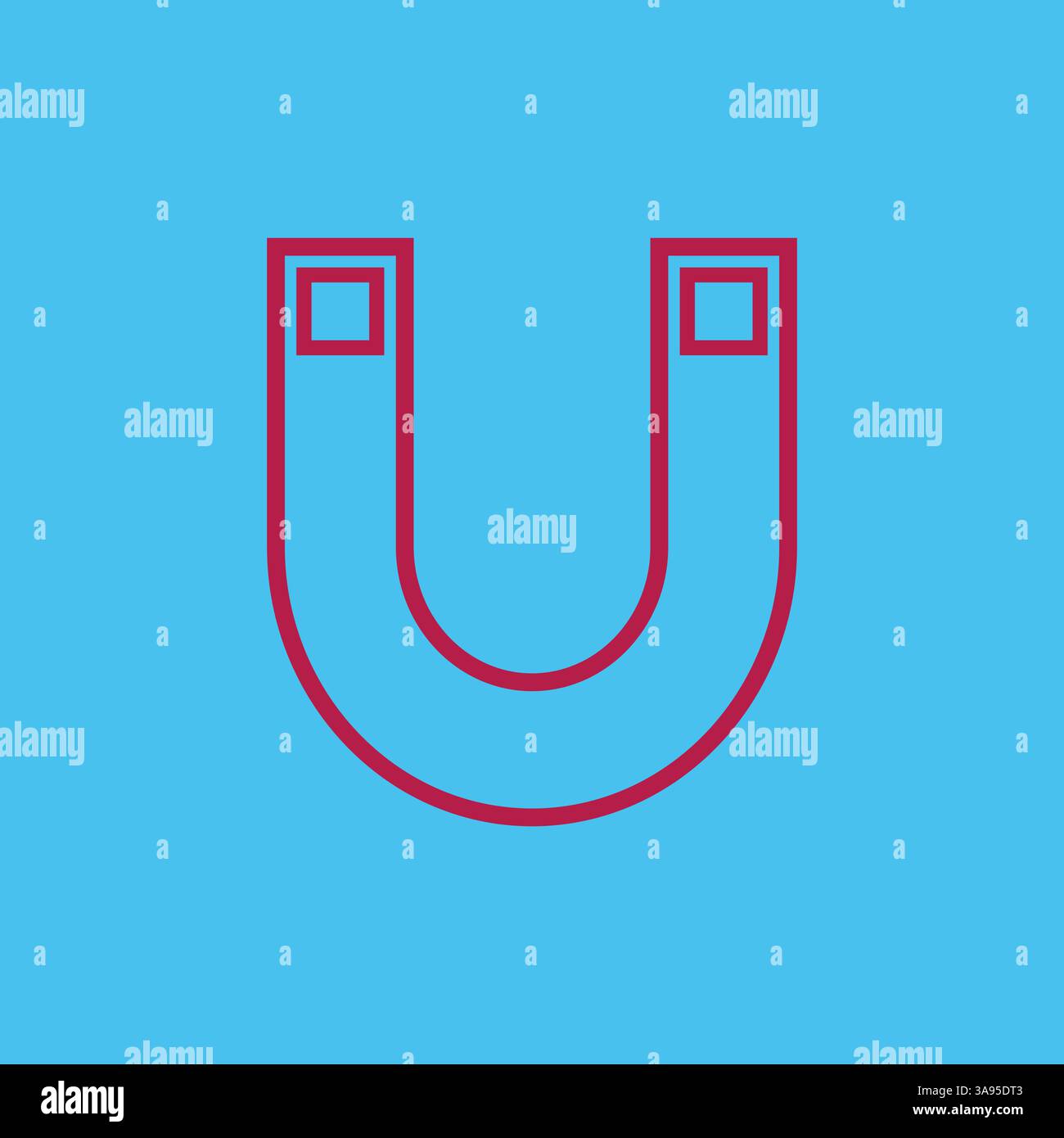 Flat magnet icon symbol vector Illustration Stock Vector Image & Art ...