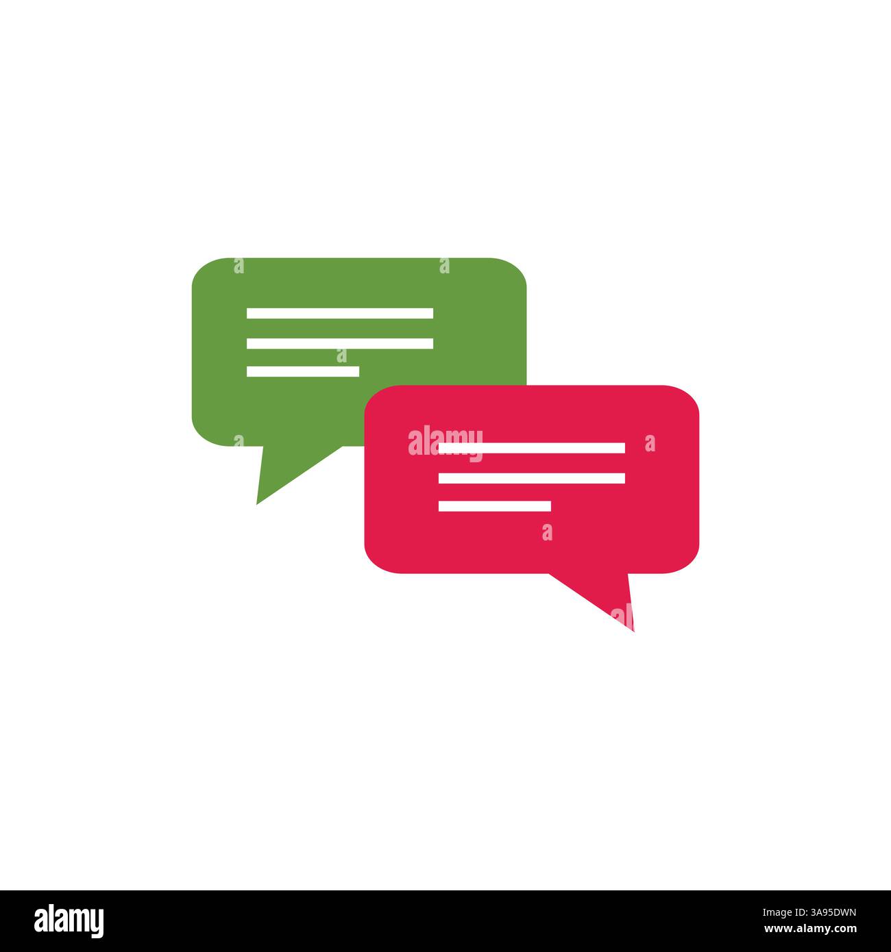 Flat message icon symbol vector Illustration Stock Vector Image & Art ...