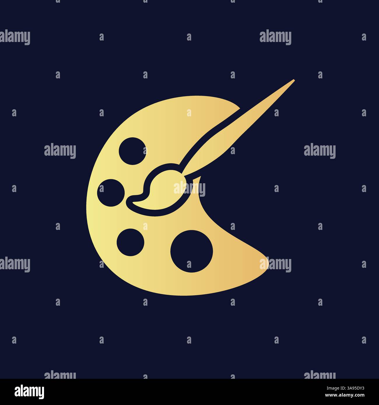 palette icon flat vector illustration Stock Vector Image & Art - Alamy