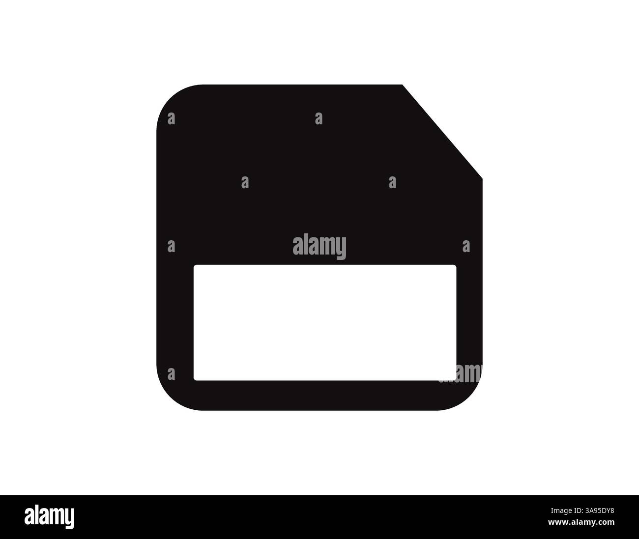 save Icon vector. Simple flat symbol. Perfect Black pictogram ...