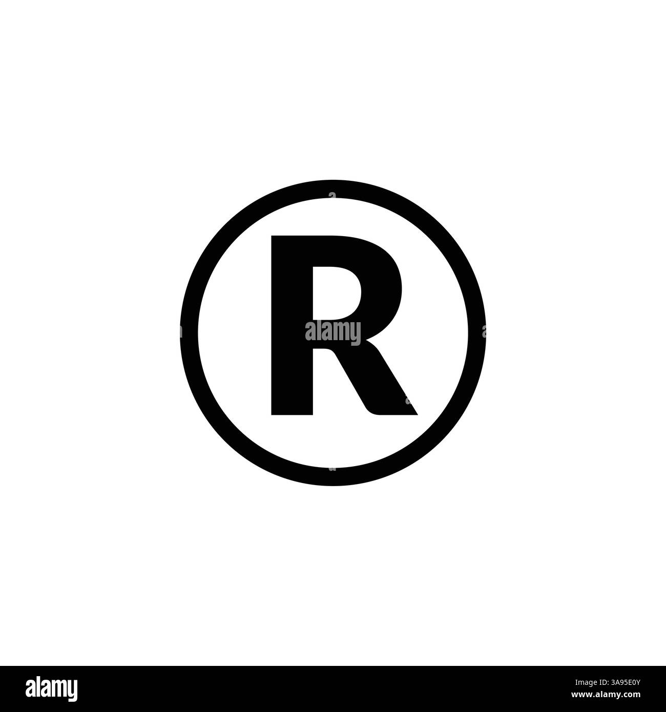 Registered Trademark symbol , isolated black vector illustration Stock ...