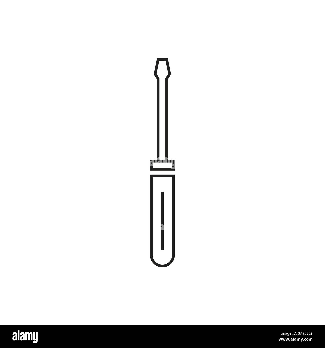 Flat screwdriver icon symbol vector Illustration Stock Vector Image ...