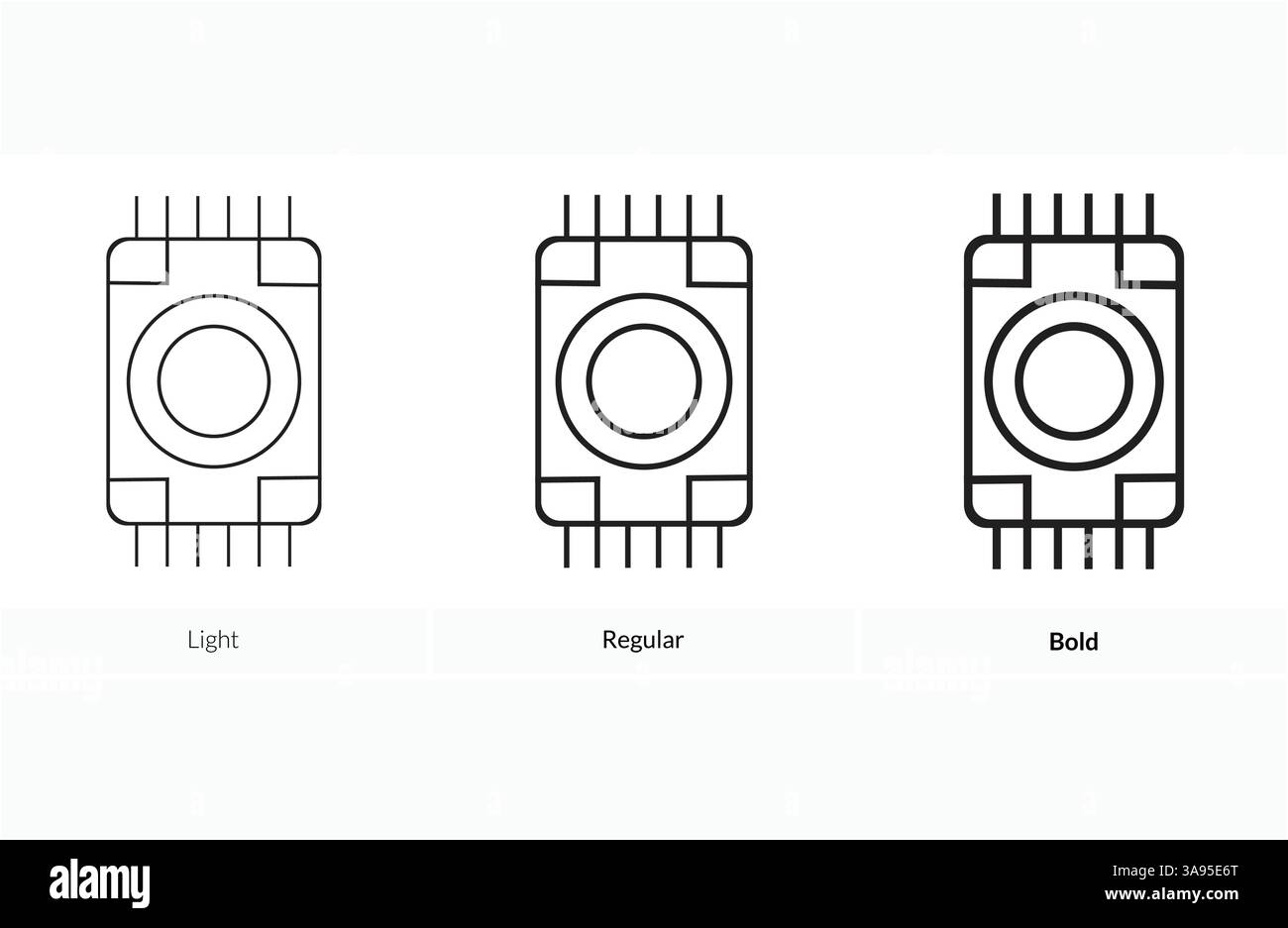 Rug icon. Light, Regular And Bold style design isolated on white ...