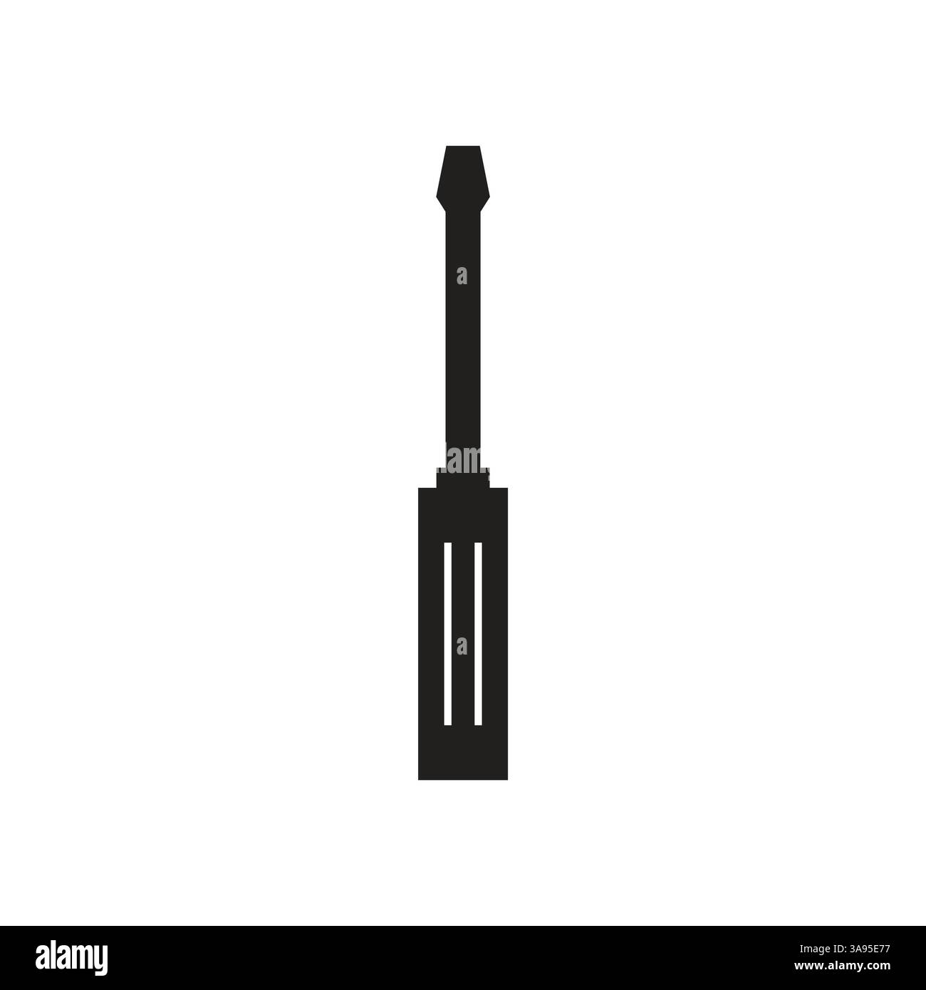 Flat screwdriver icon symbol vector Illustration Stock Vector Image ...