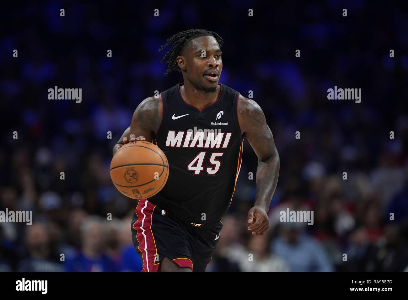 Miami Heat's Davion Mitchell plays during an NBA basketball game ...
