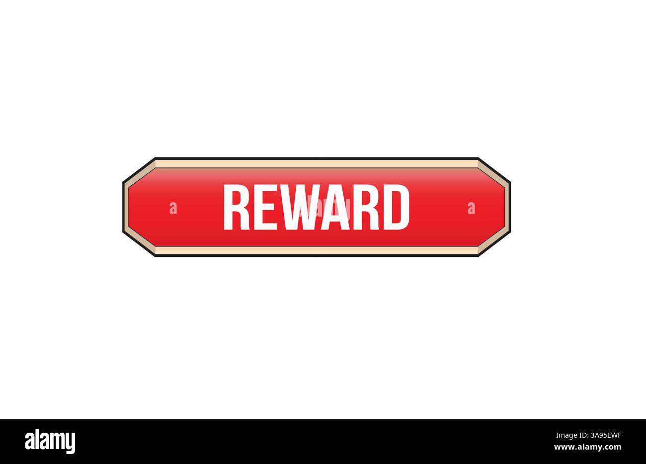 Reward text on white Stock Vector Images - Alamy