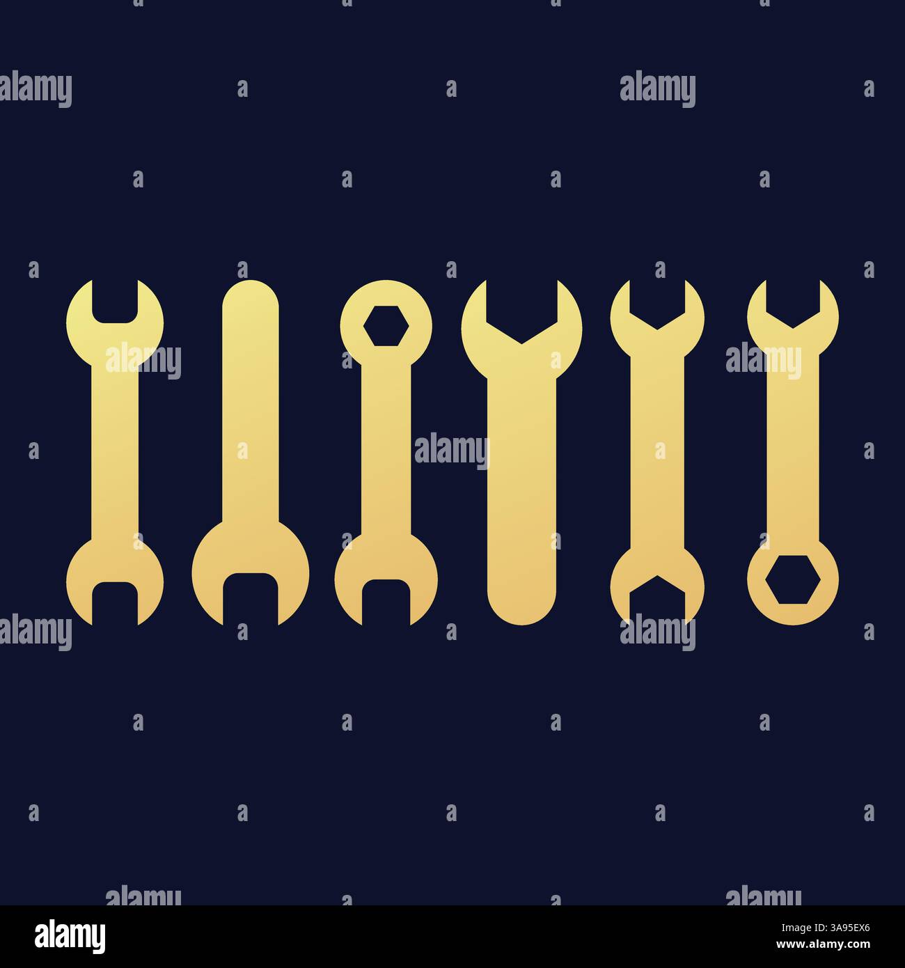 Flat screwdriver icon set. symbol vector Illustration Stock Vector ...