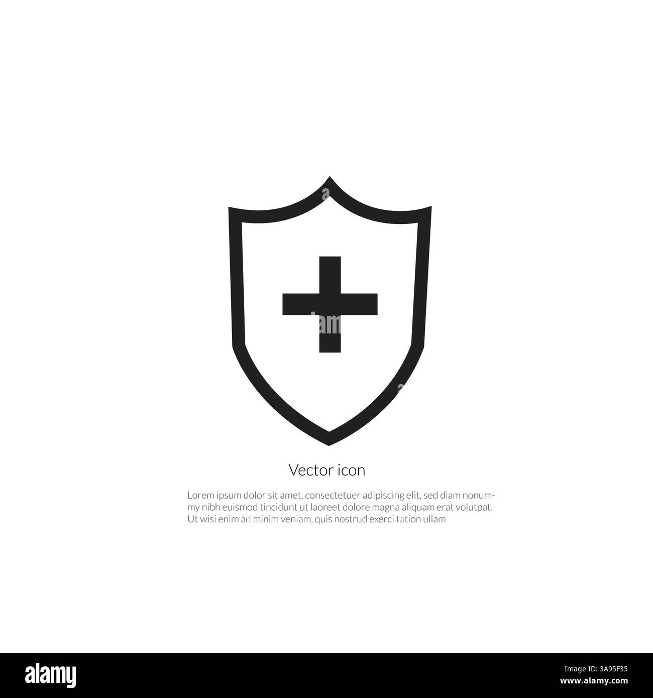 Simple filled heater shield icon Stock Vector Image & Art - Alamy