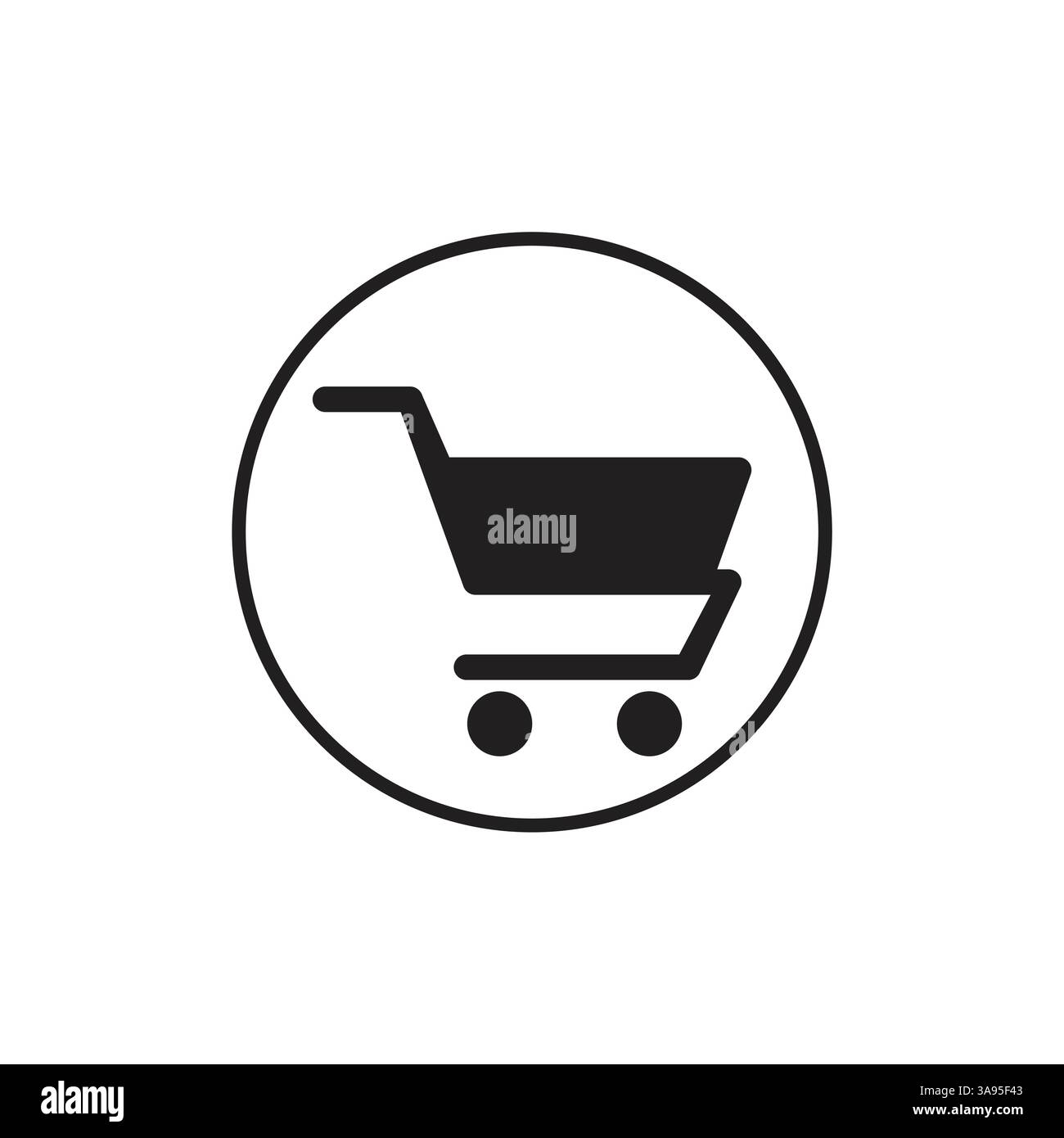 Shopping chart best flat icon Stock Vector Image & Art - Alamy