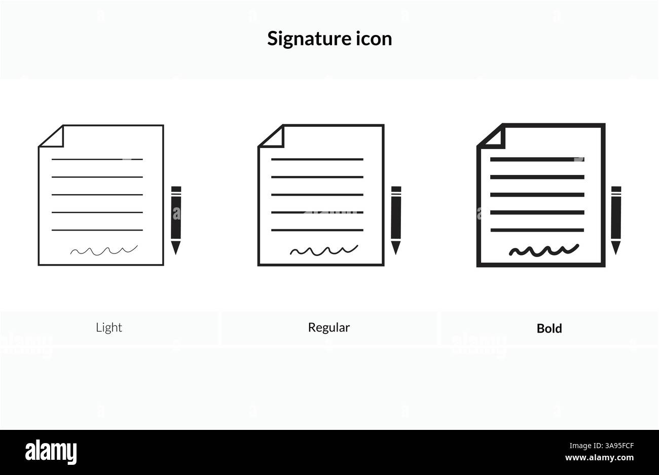Ten commandments icon. Light, Regular And Bold style design isolated on ...