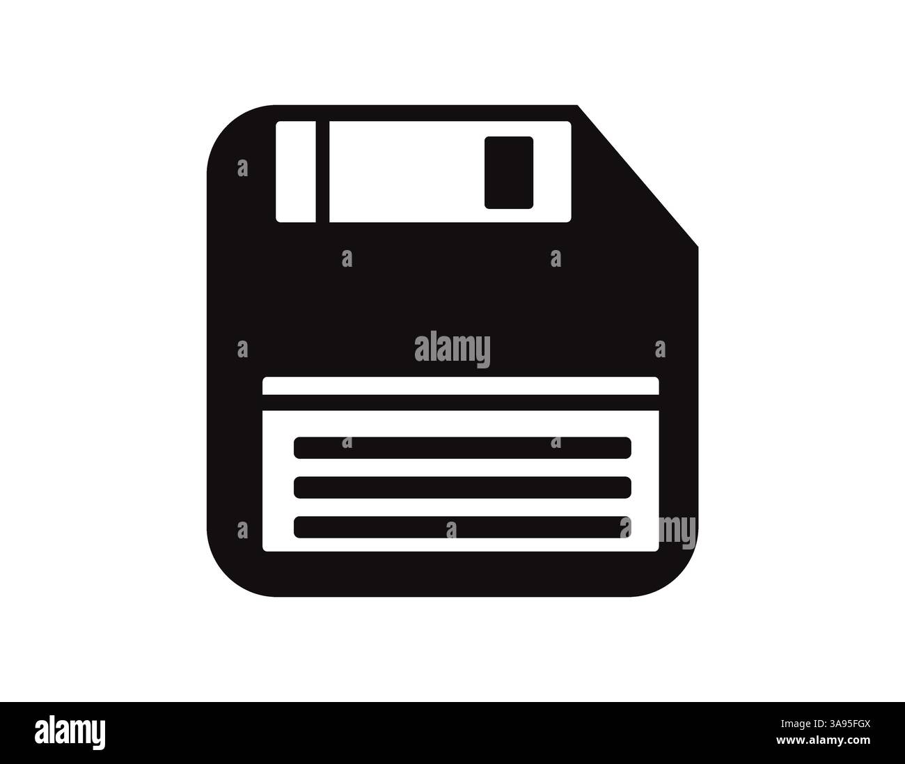 save Icon vector. Simple flat symbol. Perfect Black pictogram ...