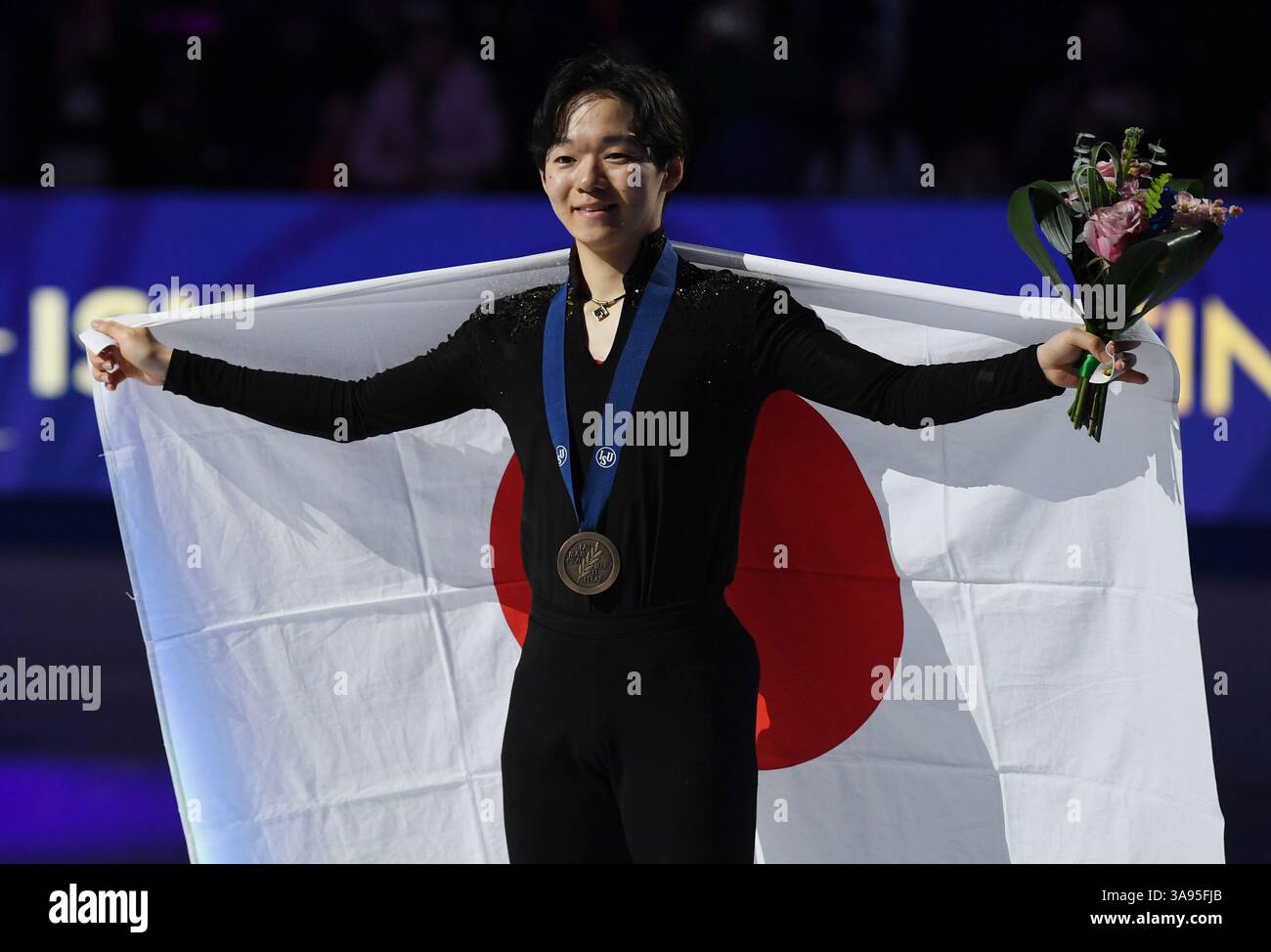 Boston, United States. 29th Mar, 2025. Men's Free Skating bronze ...