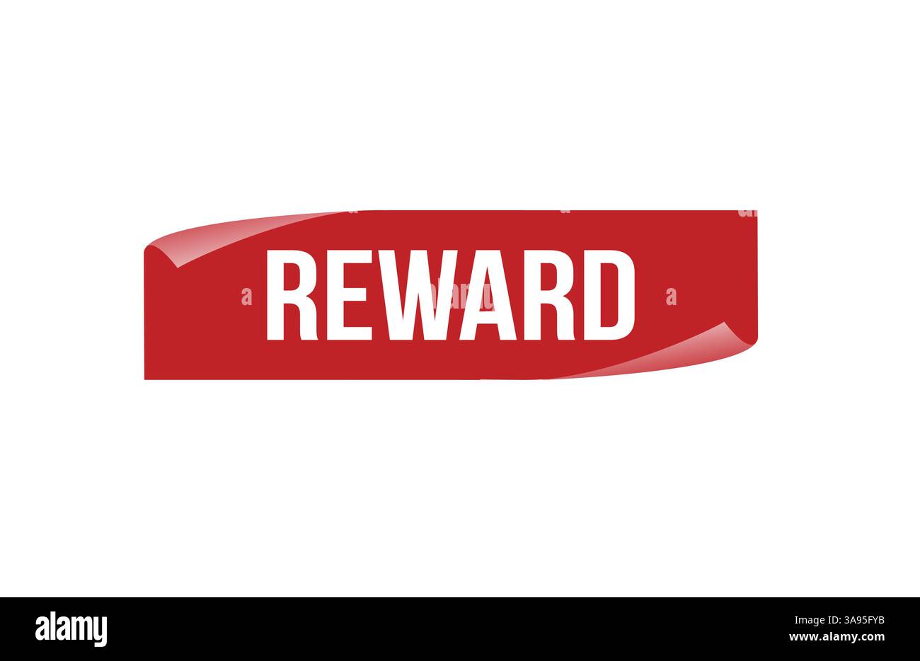 Reward text on white Stock Vector Images - Alamy