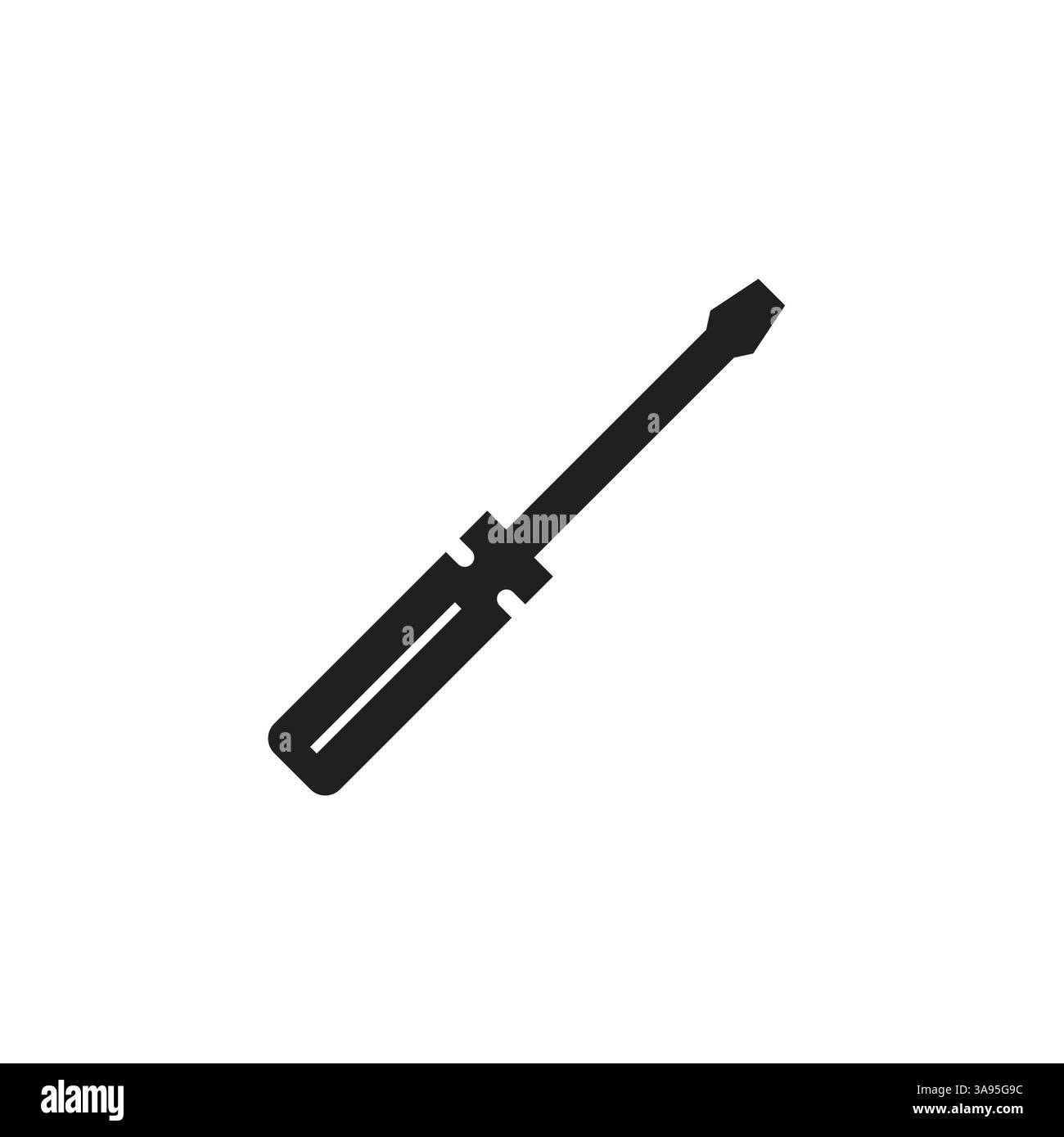 Flat screwdriver icon symbol vector Illustration Stock Vector Image ...