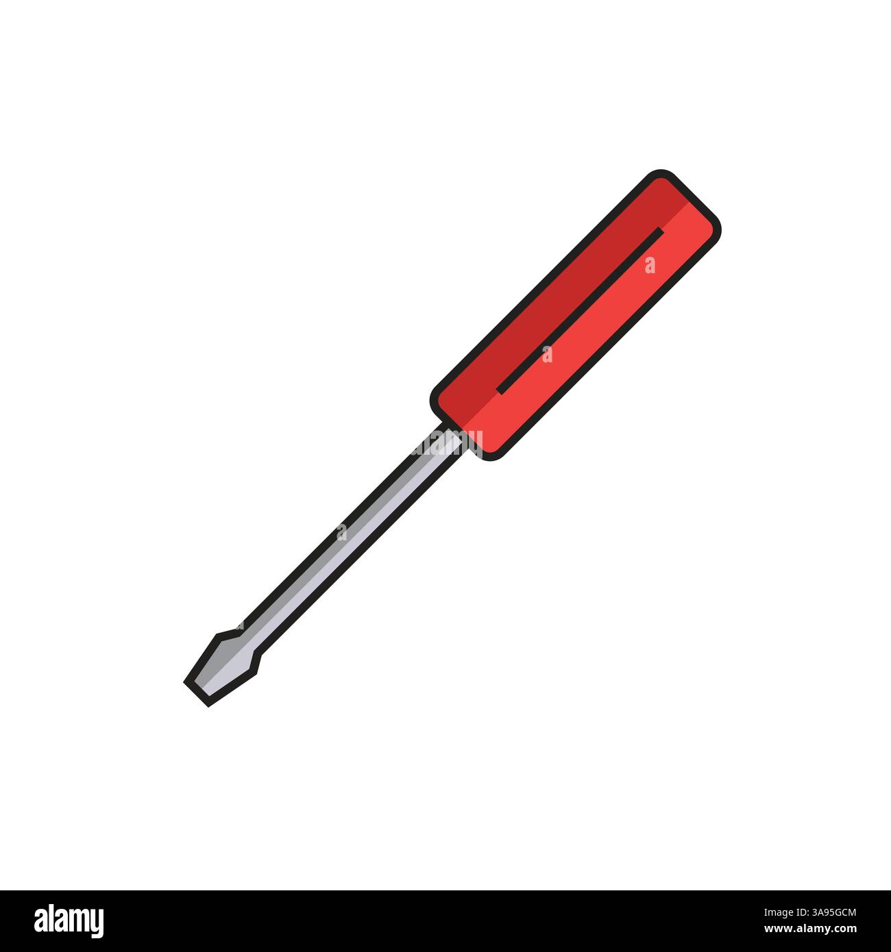 Screwdriver icon flat vector illustration Stock Vector Image & Art - Alamy