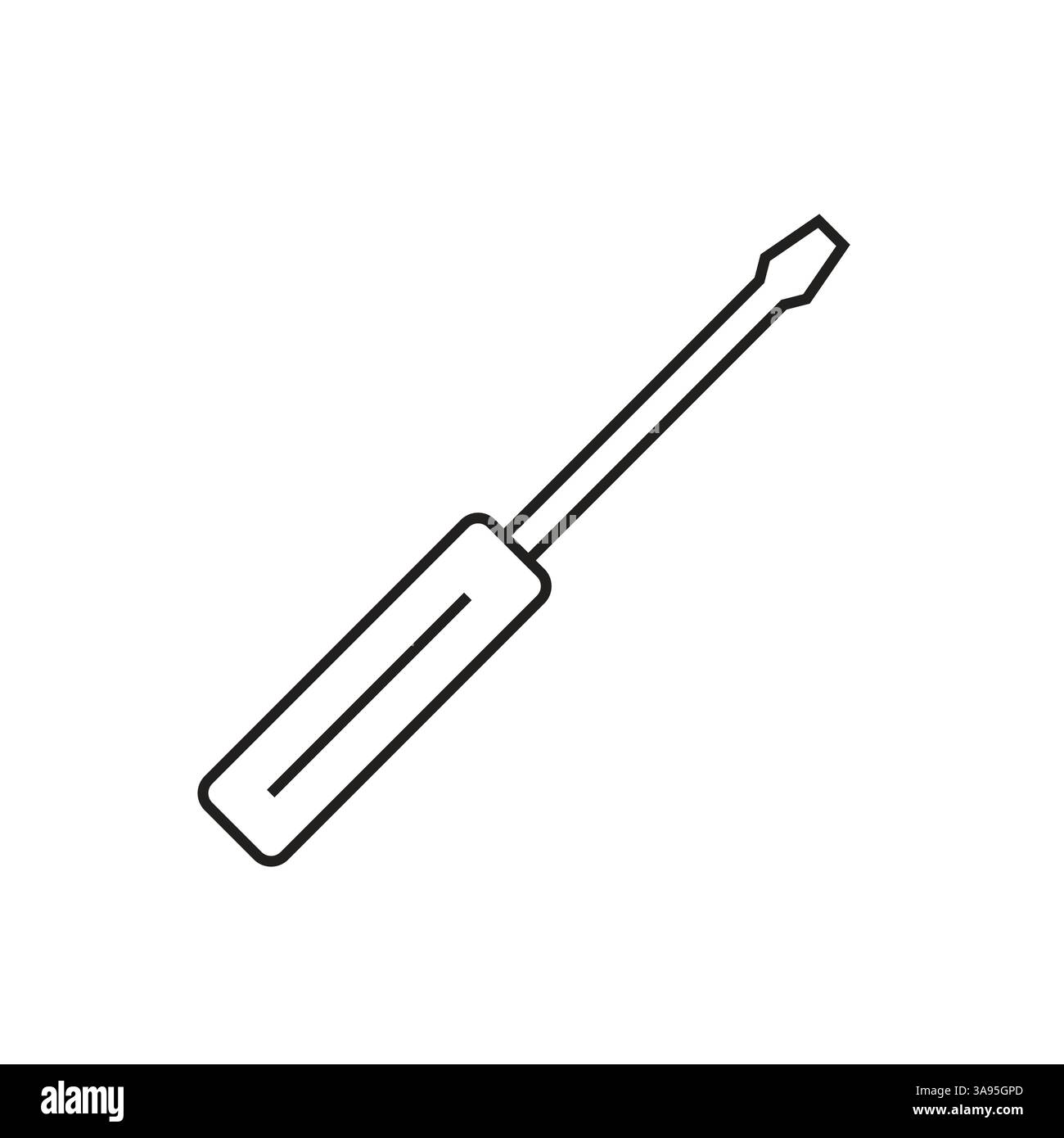 Flat screwdriver icon symbol vector Illustration Stock Vector Image ...
