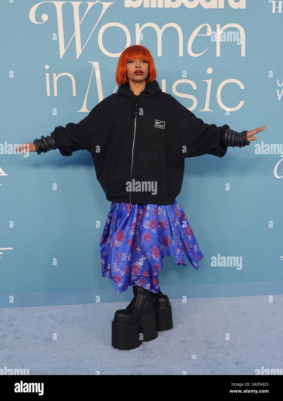 Inglewood, Ca. 29th Mar, 2025. Erykah Badu attends the 2025 Billboard ...
