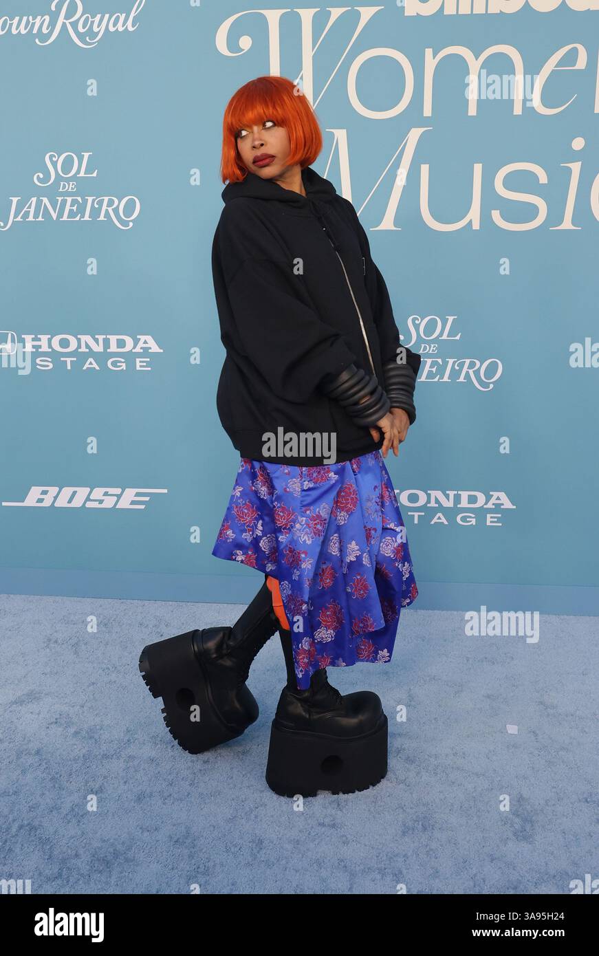 Inglewood, Ca. 29th Mar, 2025. Erykah Badu attends the 2025 Billboard ...