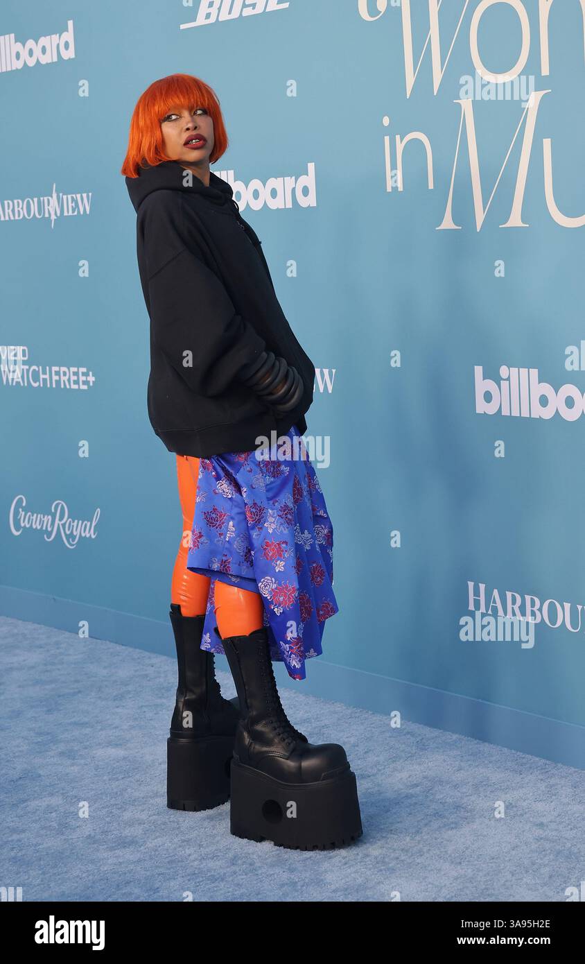 Inglewood, Ca. 29th Mar, 2025. Erykah Badu attends the 2025 Billboard ...