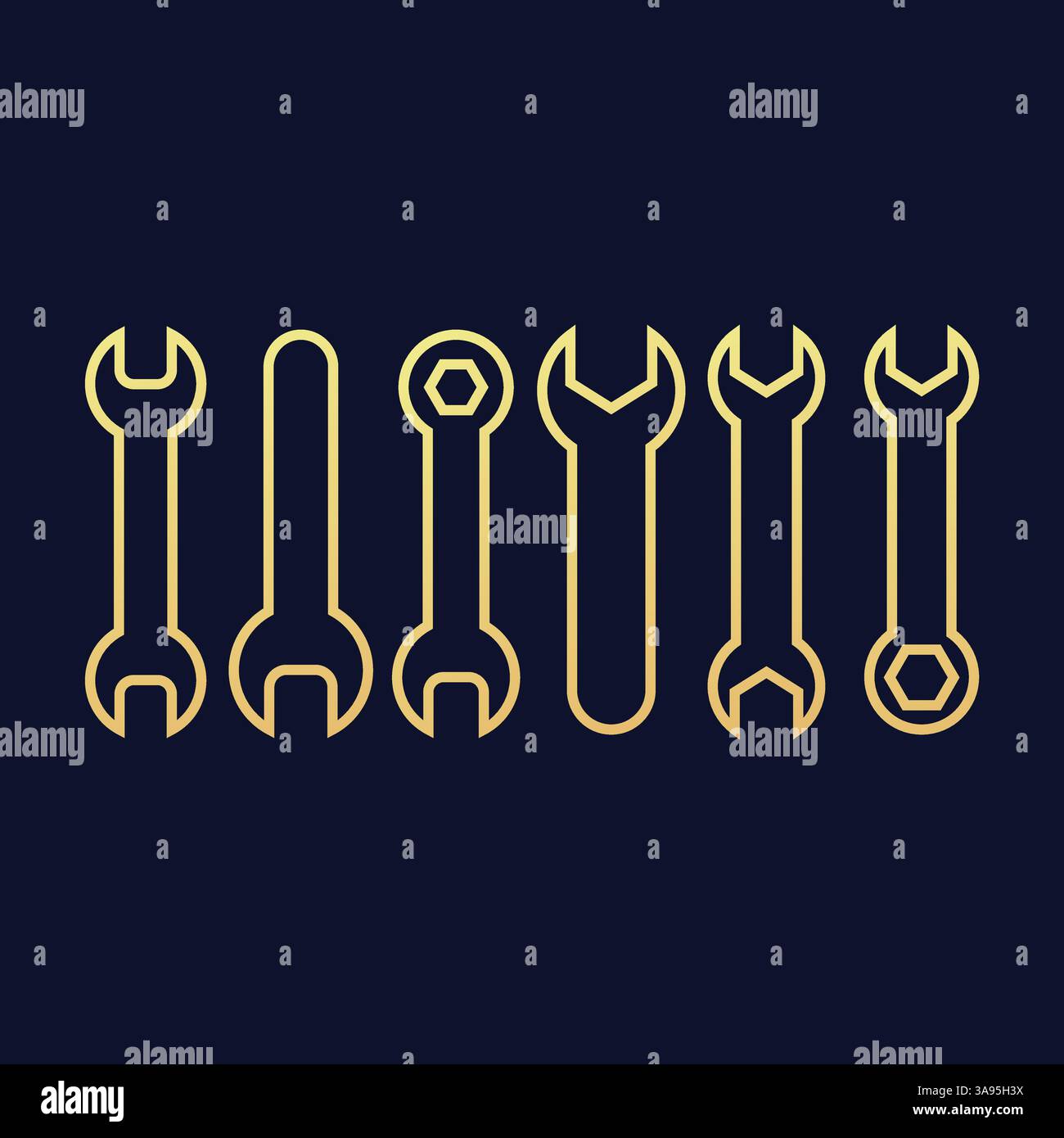 Flat screwdriver icon set. symbol vector Illustration Stock Vector ...