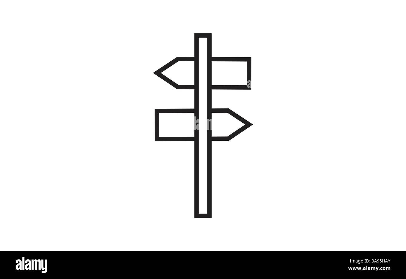 Signposted Stock Vector Images - Alamy