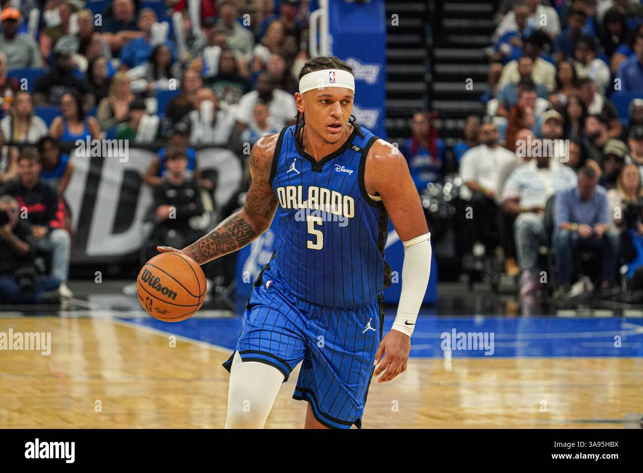 Orlando, Florida, USA, March 29, 2025, Orlando Magic player Paolo ...