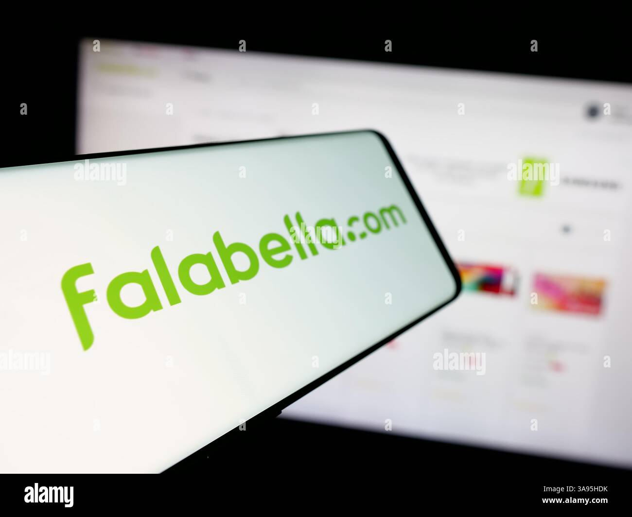 In this photo illustration, a smartphone with the logo of Chilean ...